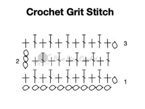 How To Crochet Grit Stitch - Free Video Tutorial - Blue Star Crochet