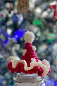 Free Crochet Party Hat Pattern For Celebrations - Say Hello Hat - Blue ...
