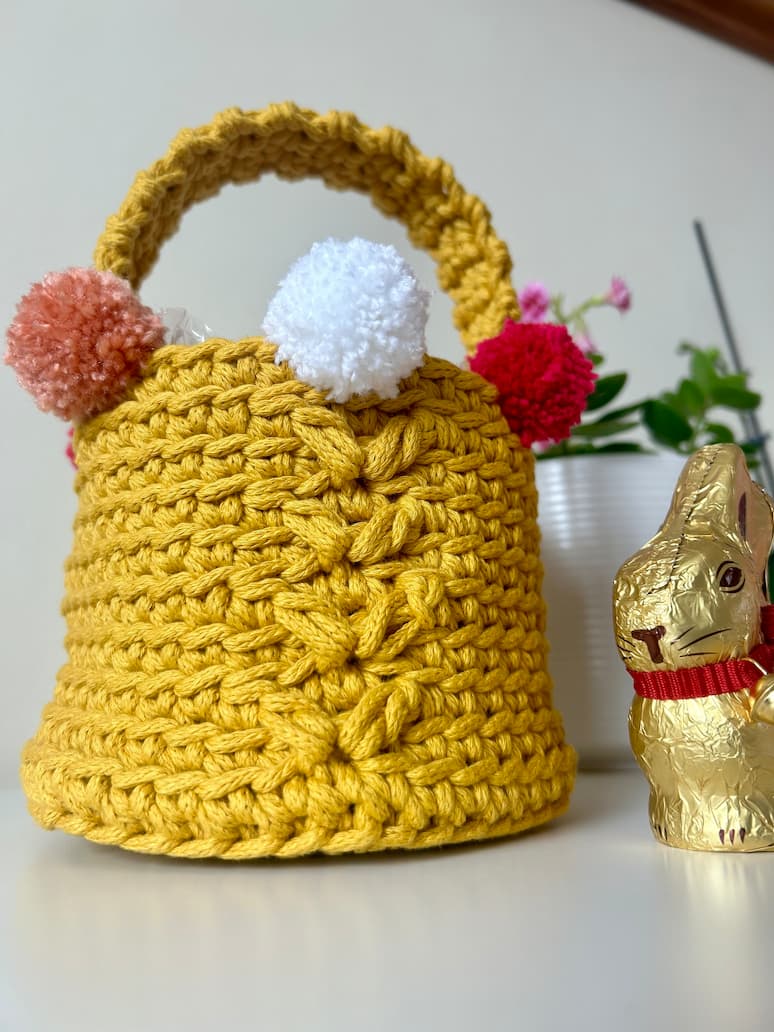 Free Crochet Easter Basket Pattern - Blue Star Crochet