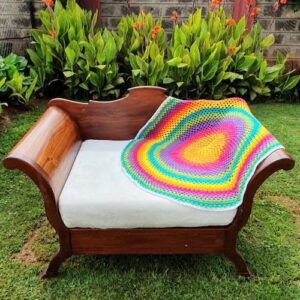 10 Cute Round Baby Blankets- Free Crochet Patterns - Blue Star Crochet