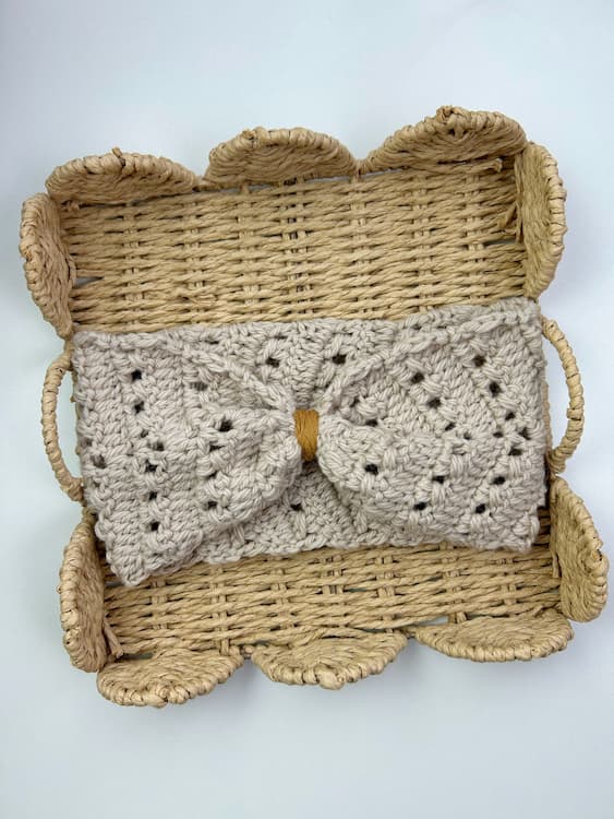 Free Crochet Bow Headband Pattern & Video Tutorial - Blue Star Crochet